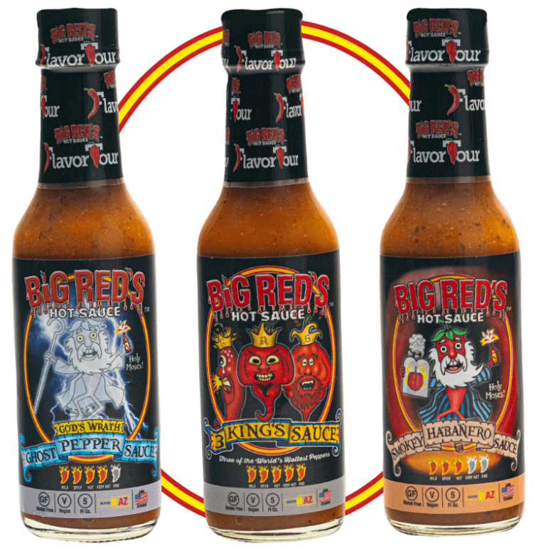 Spicy Pack Trio - Big Red's Hot Sauce